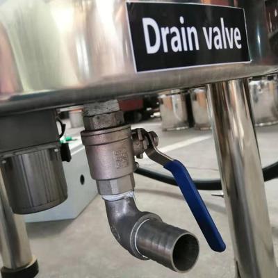 China 200 Litre 304 Stainless Steel Pasteuriser Corrosion Resistance for sale