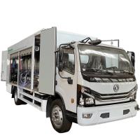 China Vacuum Pump Automatic Movable Herringbone Milking Parlor In Truck for sale