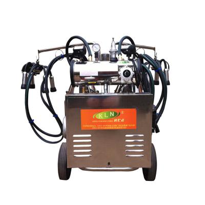 China Double Buckets Vacuum Pump Device Goat Milking Machine 20-24 Cows / Hour for sale