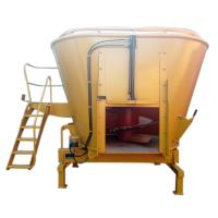 China 4cbm Animal Livestock Feed Paddle Mixer Cattle Fodder Mixing Machine TMR for sale