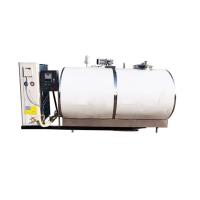 China 1000l Raw Chiller 2000l Bulk Milk Cooling Unit Stainless Steel for sale