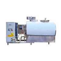 China Double Jacketed Storage Milk Cooling Tank 500L Stainless Steel 304 for sale