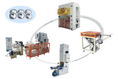 China Full Automatic Aerosol Can Making Machine For Lid Diameter 52mm 65mm for sale