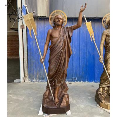 China Bronze Statue Jesus Sculpture of Christ Brass Life Size hristian Religious hurch Metal Factory Spots Goods for sale