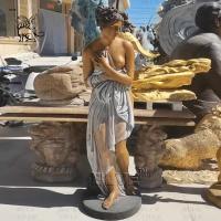 China Life Size Sexy Naked Woman Bronze Statue Sculpture Metal Art Garden Decoration Outdoor for sale