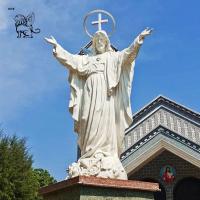 China Marble Life Size Sacred Heart Jesus Statue Catholic Statues Religious Christian Figure Decoration Outdoor for sale
