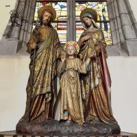China Bronze Holy Family Statue Sculpture Life Size Religious Figure Church Projec Custom for sale