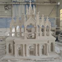 China Marble Church Altar Natural Stone Christian Religious Catholic Praying Altar Church Project Luxury Large for sale