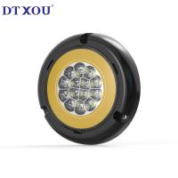 China Upgrade Your Truck Trailer Lighting with 4 Inch Round 12 LED Tail Lights and Grommet for sale