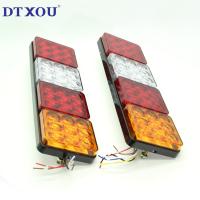 China LED Submersible Marine Boat Rear Indicator Stop Tail No Plate Reflector Truck Trailer Tail Lights for sale