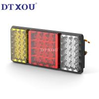 China 16W Color Temperature 6500K Waterproof 16 LED Taillights for Trailer Truck Lorry for sale