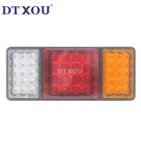 China 16W Color Temperature 6500K Waterproof 16 LED Taillights for Trailer Truck Lorry for sale
