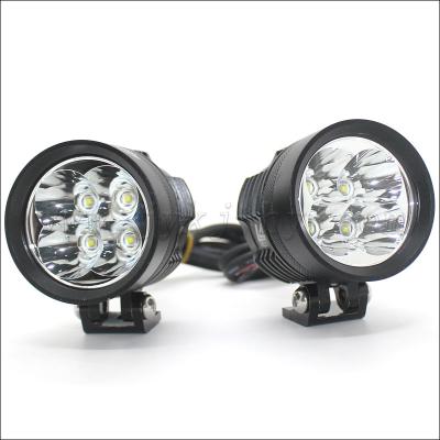 China Motorcycle Headlight L4X LED Motor Lamp with 7 Colors Glass and 10V-30V DC Voltage for sale