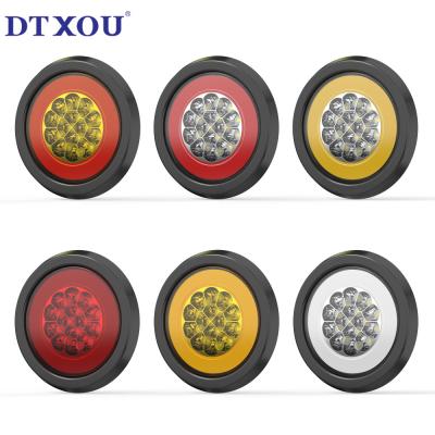 China 24v Red 16led Waterproof Brake/stop/turn Tail Marker Light/lamp for Retrofit/Upgrade for sale