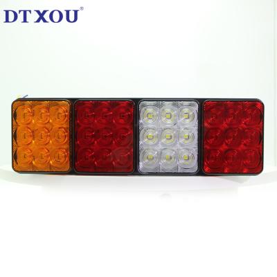 China 12v/24v 24 Leds Tail Brake Light Tail Light Rear Brake Lamp Stop Turn Indicator Truck Trailers Reverse Indicator for sale