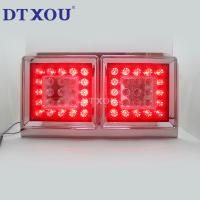 China Waterproof Type Long Life Tail Light 24v Led Three Color Truck Sign Light Warning Light Brake Stop Lamp for sale