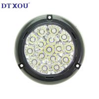 China 4 Inch Round Led Trailer Tail Lights Waterproof 12v Brake Stop Turn Reverse Lights Sealed Flush Mount For Truck Rv Boat for sale