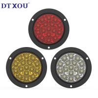 China Round Red Truck Led Tail Light Truck Lighting System Truck Combination Led Lights Tail Lamp for sale