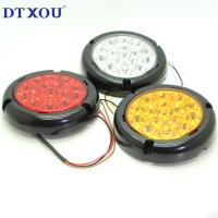 China 4 Inch Round LED Trailer truck signal light Waterproof LED Truck Trailer Tricycle Stop Turn Tail Light for sale