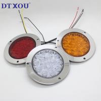 China Waterproof IP67 LED boat trailer lights 12V Round Truck LED rear light Caravan Rear Tail Light Stop Lamp for sale