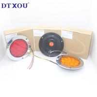 China Long Lifespan 80000/Hour 4 Inch Round LED Truck Tail Rear Stop Reverse Lamp Car Light for sale