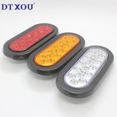 China 0.20 Kg SHILIDUO 6'' Oval Truck Led Tail Light For Trucks Year Universal for sale