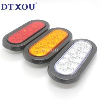 China Universal Cars 12V LED 6 Inch Oval Brake Stop Side Maker Turn Signal Tail Light Fit for Trailer Truck Lorry for sale
