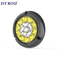 China 138.5*35MM OE No. 90133 Universal 4inch Round Dual Color LED Reverse Turn Brake Tail Lights for sale