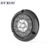 China 138.5*35MM OE No. 90133 Universal 4inch Round Dual Color LED Reverse Turn Brake Tail Lights for sale