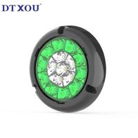 China 138.5*35MM OE No. 90133 Universal 4inch Round Dual Color LED Reverse Turn Brake Tail Lights for sale
