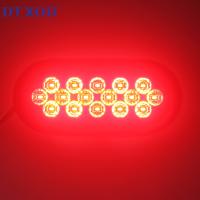 China 6 Inch Oval LED Tail Lights Waterproof and Durable for Trailer Truck Bus 12V 24V for sale
