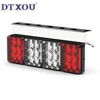 China 12V 24V 4-hole LED truck tail light combination trailer tail light indicator light for sale