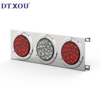 China Wholesale stainless steel 3-hole combination taillight trailer accessories for sale