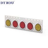 China 3W LED Rear Tail Lamp Assembly with Screw Mounting and Stainless Steel 5-Hole Bracket for sale