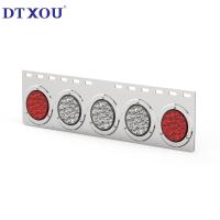 China 3W LED Rear Tail Lamp Assembly with Screw Mounting and Stainless Steel 5-Hole Bracket for sale