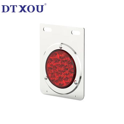 China Universal Bus Trailer Tail Light Assembly with LED Upgrade and Stainless Steel Bracket for sale
