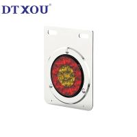 China Universal Bus Trailer Tail Light Assembly with LED Upgrade and Stainless Steel Bracket for sale