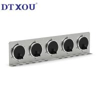 China CIMC Truck Trailer 5-hole LED Tail Lamp Assembly with Iron Material and 4inch Hole Size for sale