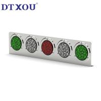 China CIMC Truck Trailer 5-hole LED Tail Lamp Assembly with Iron Material and 4inch Hole Size for sale