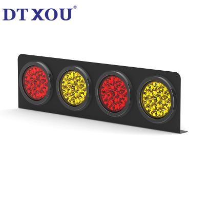 China Bus Truck Combination LED Indicator Light Bracket with 4 Holes and OE No. 8155142170 for sale