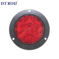 China 4 Inch Round Red Amber White LED Truck Trailer Stop Tail Turn Signal Lights for Universal Year for sale