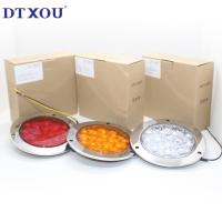 China 12V/24V Universal Trailer/Truck LED Stop Tail Lights 4 Inch Round for All Vehicles for sale