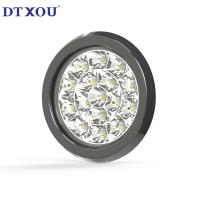 China New High Brightness 10-30v Round Double-Sided Waist Lamp Drum Shade Truck Tractor Trailer Led Tail Light for sale
