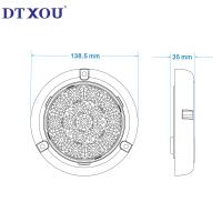 China OE No. 00001 LED Waterproof White Round Truck Rear Taillight Signal Indicator 12V 24V for sale