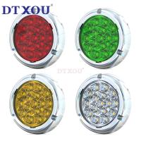 China High-quality Led Trailer Taillight Waterproof Yellow Round Truck Rear taillight Signal indicator 12v 24v for sale