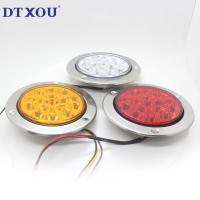 China High Bright 4 Inch Round 16pcs vehicle round trailer light for sale