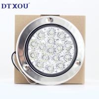 China 16PCS LED 4 Inch Round Waterproof Red LED Truck Trailer Bus Lorry Marker Lights Tail Light for sale