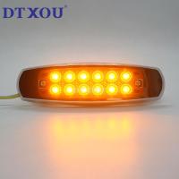 China Hot Product Amber Red White Trailers Lights Car Led Truck 12v 24v Led Side Marker Light for sale