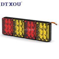 China 36pcs LED Chips Truck Trailer Spare Parts Three Color Tail Lamp Turn Indicator Light for sale