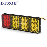 China 36pcs LED Chips Truck Trailer Spare Parts Three Color Tail Lamp Turn Indicator Light for sale